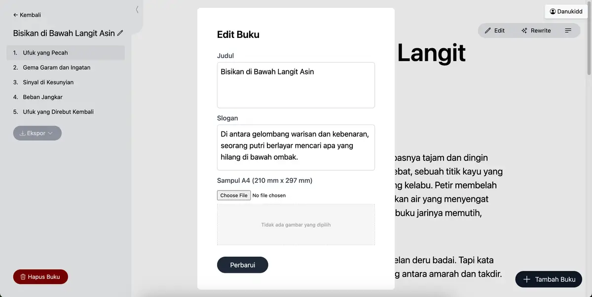 InstaBook - From Thought to Book in Seconds